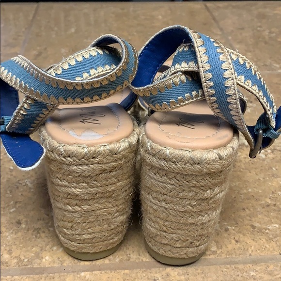Matisse | Shoes | Matisse Denim Wedge Espadrilles | Poshmark